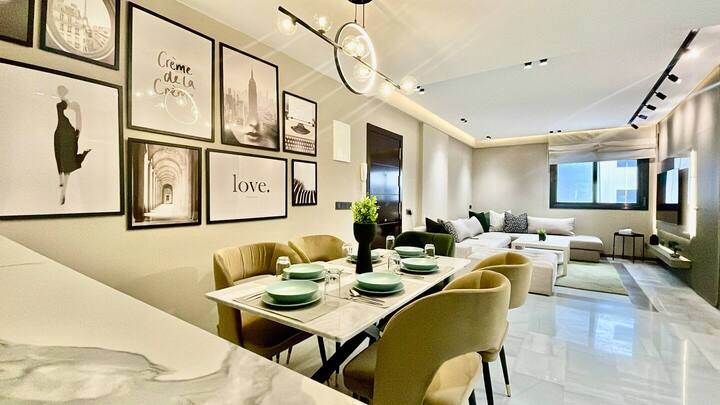 Luxury Corniche Stay - 2 Br Beach Walk - Tangier