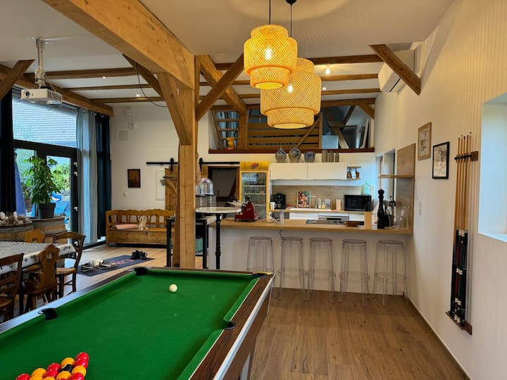 Le Refuge Du 55 - Grange Rénovée - 10 Personnes - Sélestat