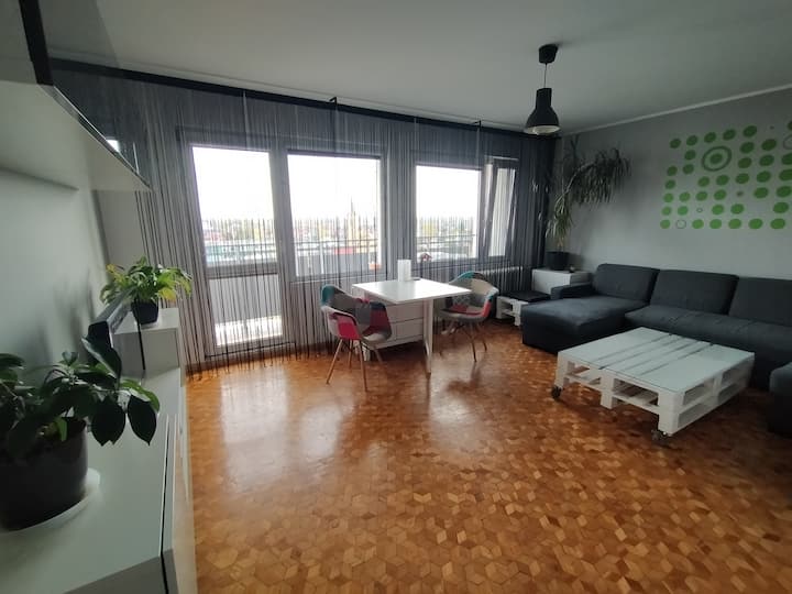 Szkocka City View | Wygodne Mieszkanie Z Balkonem - Wrocław