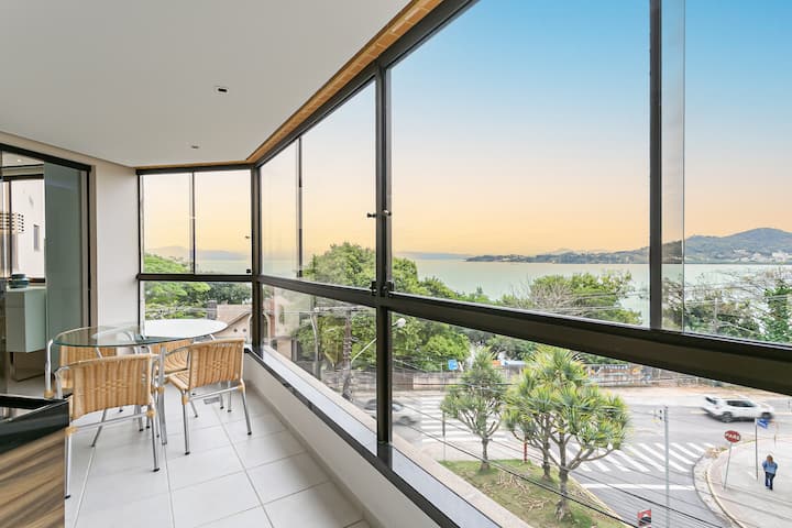 Alto Padrão Com Vista Mar E Garagem Em F.polis - Florianópolis