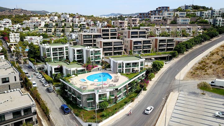 1+1 Daire Bahçe Manzaralı - Bodrum