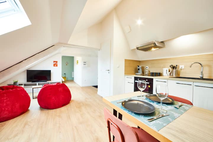 Rb•3 - Appartement F2 à Mulhouse Pour 1-2 Pers. - Sausheim