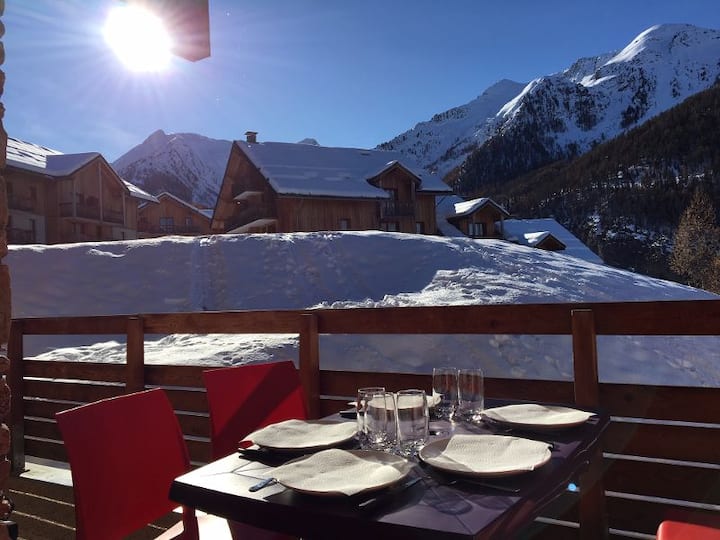 Appt 4/6 Pers Les Orres 1800 Au Pied Des Pistes - Les Orres