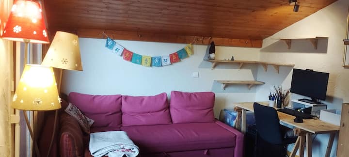 Charmant Studio Avec Mezzanine - Lac de Pormenaz