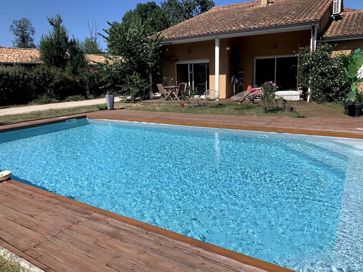 Maison Calme Lumineuse ; Piscine Individuelle - Colomiers