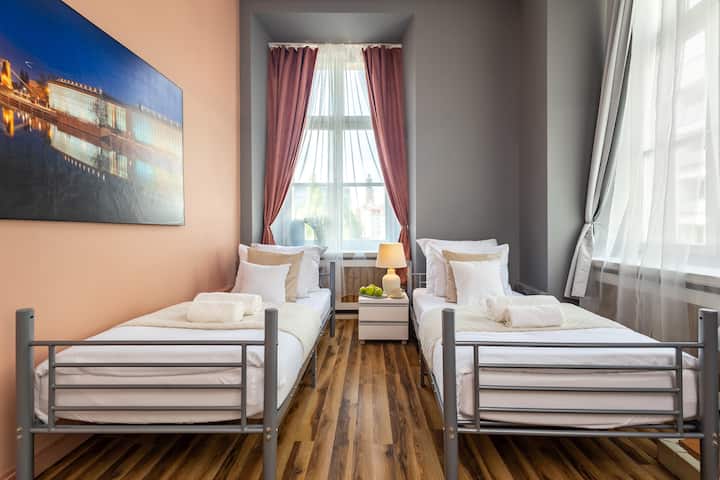 Twin Room - Krasnal Hostel - Wrocław