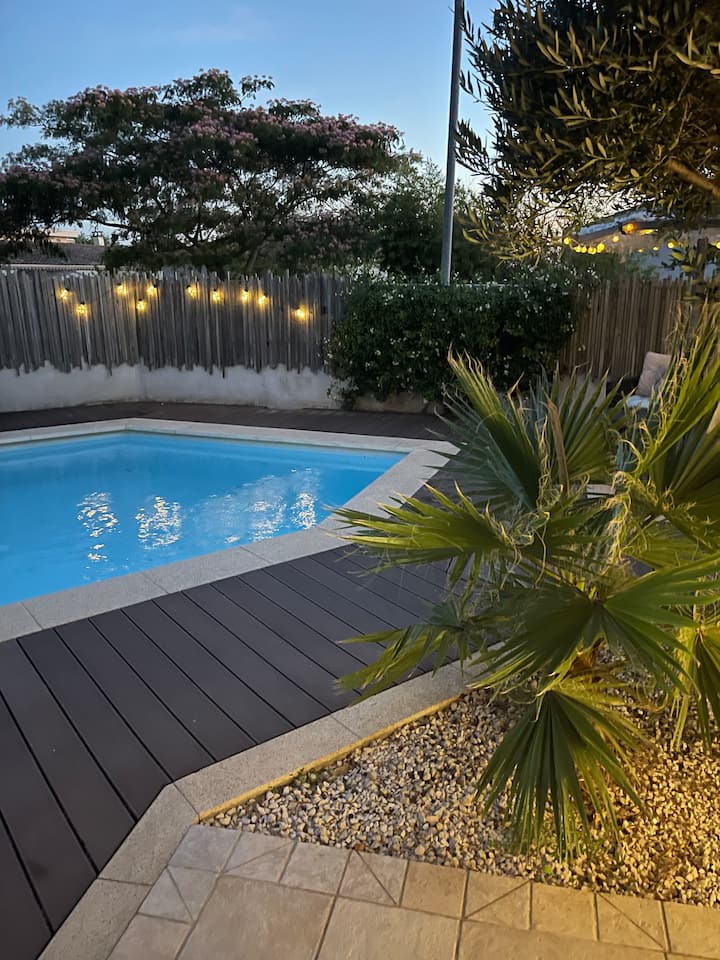Maison Piscine Privee Et Plage - Vendres