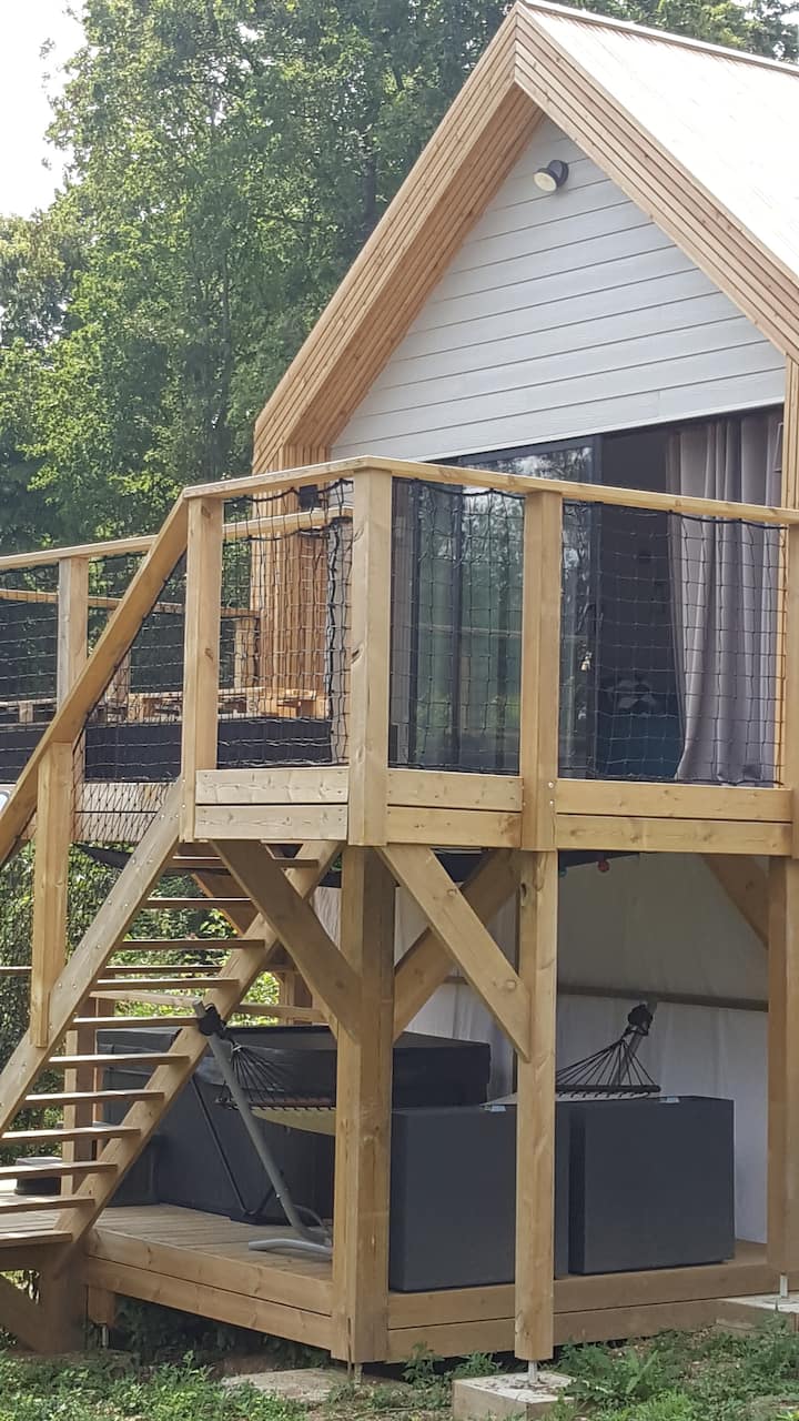 Lodge Avec Jacuzzi Privatif - Aisne