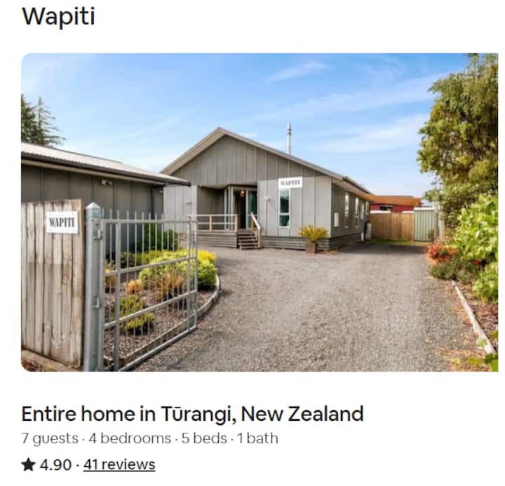 Wapiti - Tūrangi