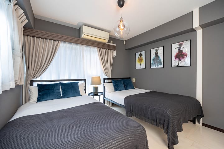 1 Stop To Shinsaibashi/4 Min To Supermarket/203 - Osaka