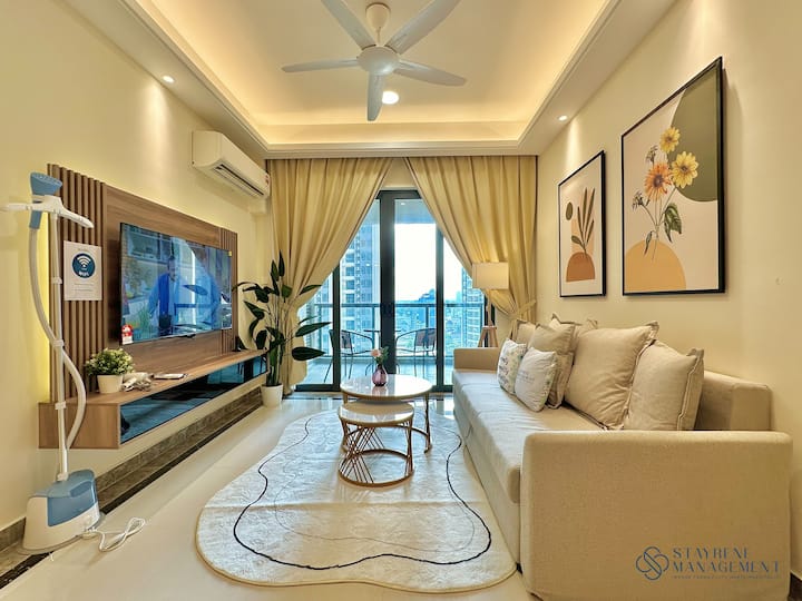 R&f Seine Region•2bedroom/4pax/poolview/nearciq - Johor Bahru