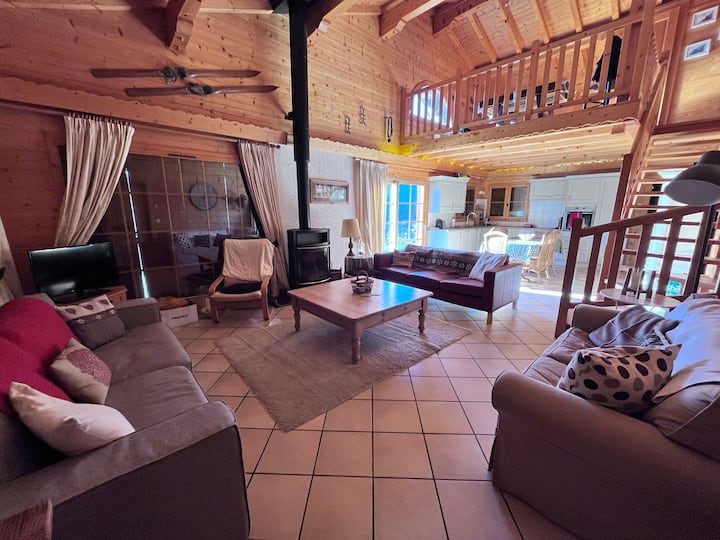 Mountain Chalet With Panoramic View Over Les Gets - Taninges
