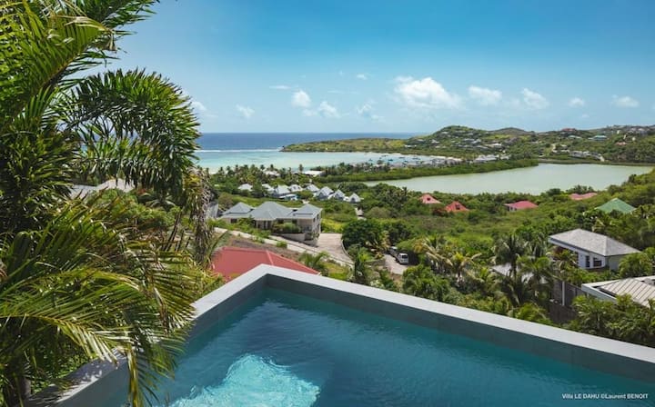 Suberbe Villa Dahu Marigot 3ch - Saint Barthélemy