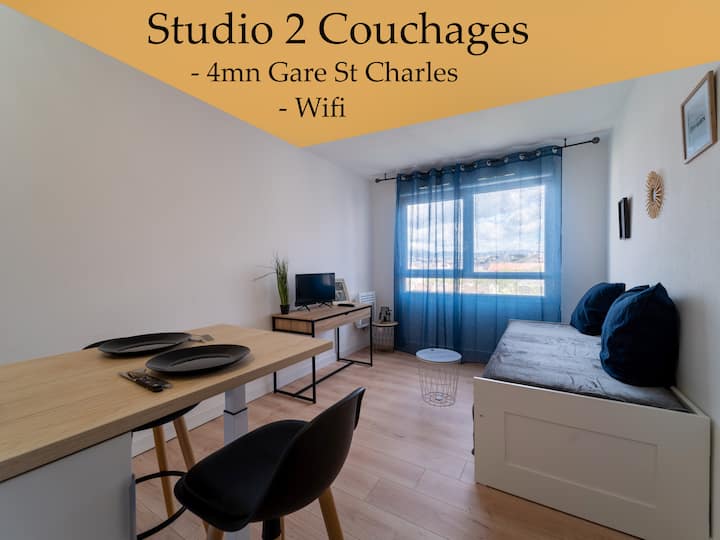 Appartement Meublé Gare St Charles Bail Mobilité - Marseille