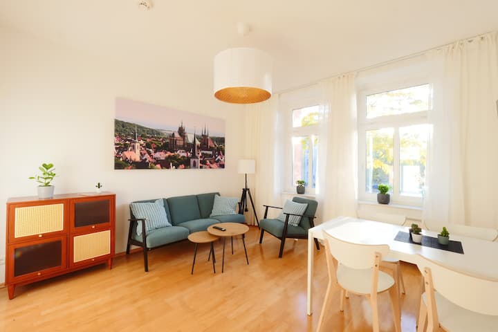 3raum Gründerzeitwohnung Nah Der Altstadt + Balkon - Erfurt