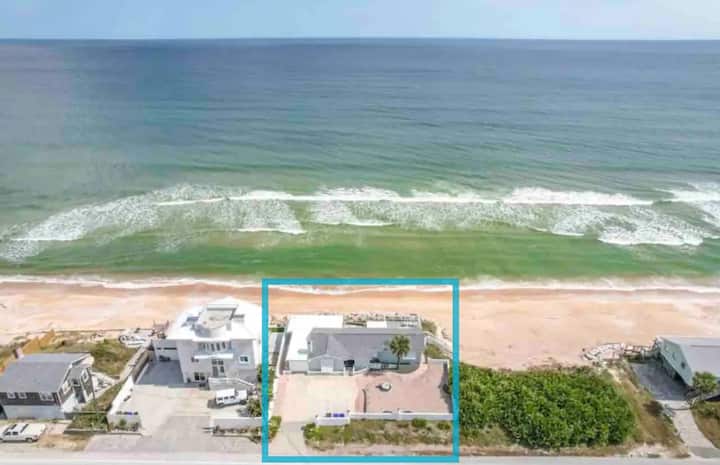 Seaglass Cottage - Oceanfront Home In Vilano Beach - Vilano Beach, FL