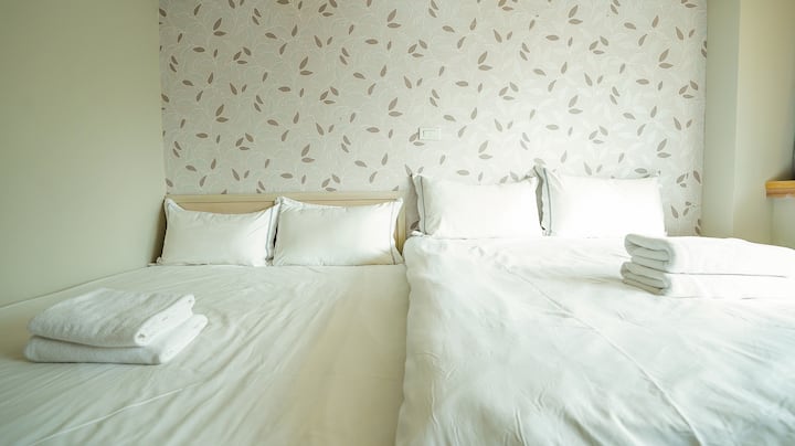 Comfy Room/ximem Mrt/quad Room/시먼/taipei/101 - 완화 구