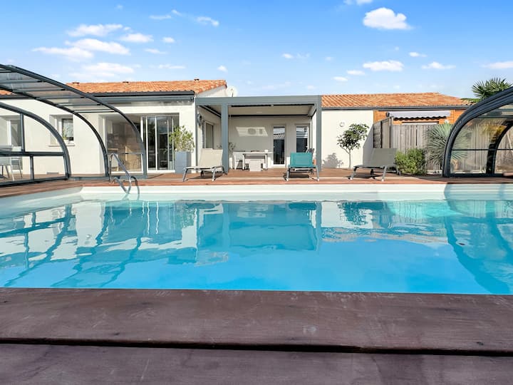 Villa 8+2  Avec Piscine Chauffée Dès Avril - Saint-Hilaire-de-Riez