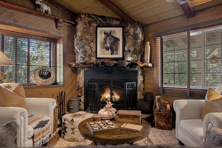 Eureka Ranch +Designer Cabin + Pergola + Ping Pong - Big Bear Lake, CA