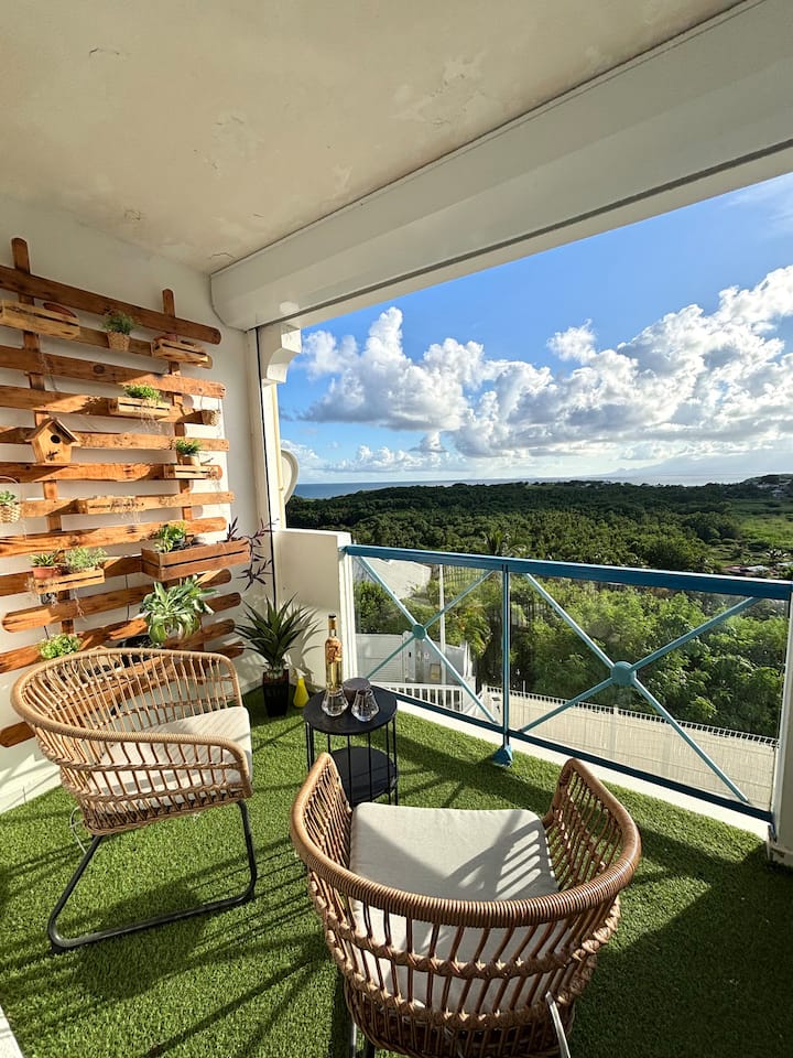 La Perle Des Salines : Vue Sur Mer Et Montagne - Guadeloupe