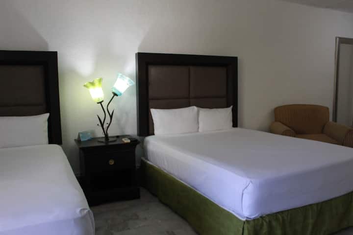 Hab 2 Camas C/aa; Wifi; Alberca 401a - Cancún