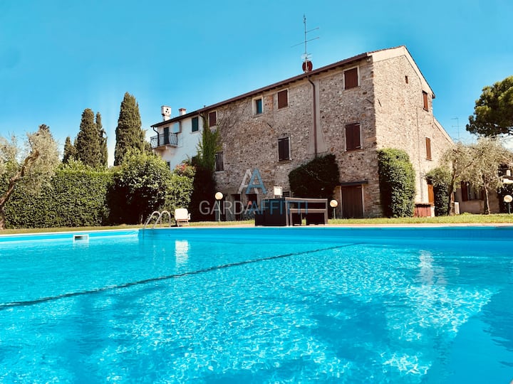 Turchese Apartment - Centro Colombare Con Piscina - Peschiera del Garda