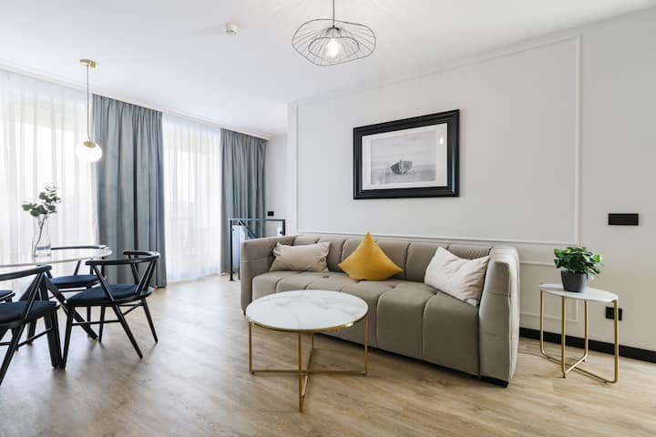 Dwupoziomowy Deluxe Z Tarasem — Apartpark - Świnoujście