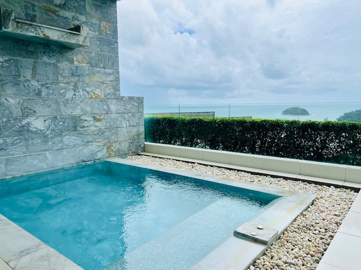 3bdr 220sqm Luxury Seaview Condo With Private Pool - Kata Beach