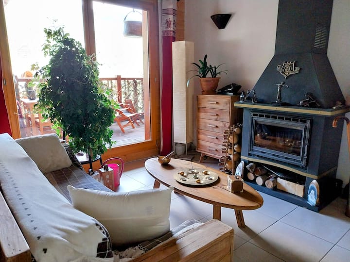 Chalet T3 Terrasse Plein Sud - Val d'Allos