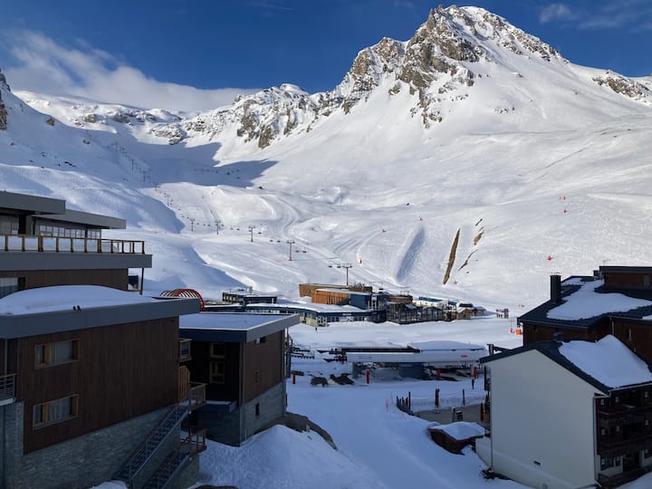 Grand Studio 2-4p Direct Pistes Vue Plein Sud Wifi - Val Claret