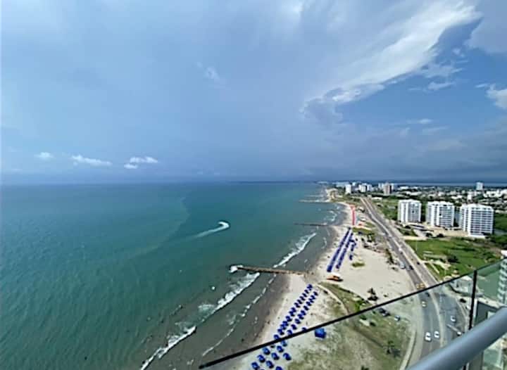 Mar Caribe Piscina Infinita A 5 Min Del Aeropuerto - Cartagena