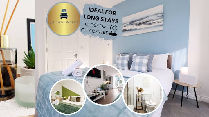 Huge Monthly Discount/private Parking/5* Location - Cardiff