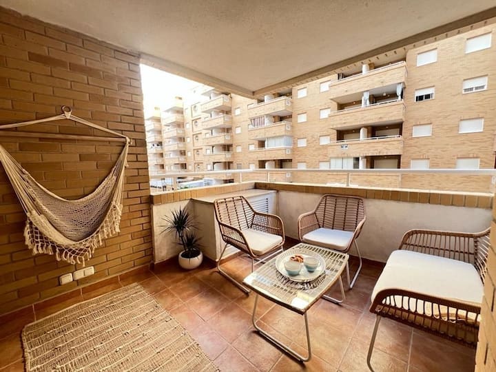 Paraíso En La Playa Con Terraza En Oropesa Del Mar - Oropesa del Mar