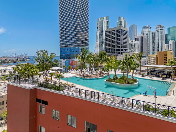 Lavish 1 Bd Condo With Downtown Views #2604 - Miami