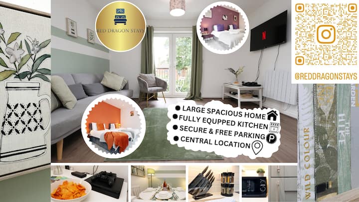 40% Monthly Discount/long Stay/contractors/parking - Cardiff