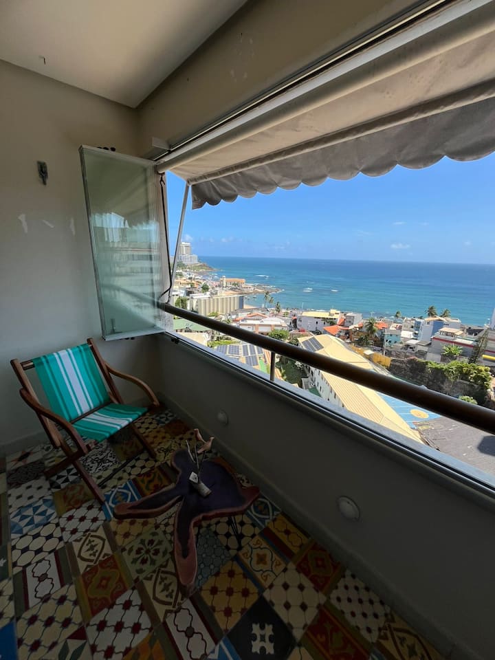 Apartamento C/ Bela Vista Mar No Rio Vermelho - Salvador