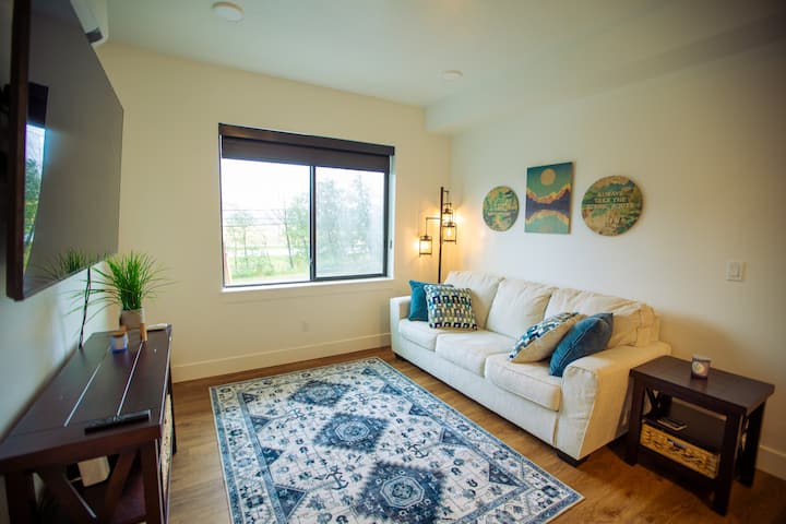 Brand New! 2 Bed Condo W/ Ac, 5 Min From Airport - 주노