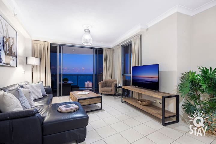Lovely 2 Bedroom Ocean View Apartment - Q Stay - Surfers Paradise