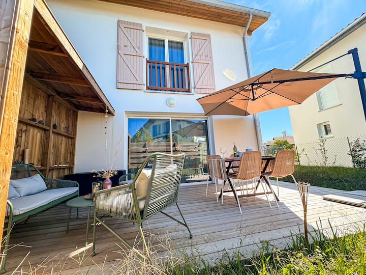 Maison En Duplex Neuve Avec Terrasse - 4 Pers - Lit-et-Mixe