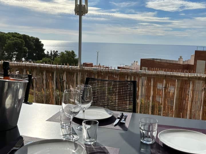 Appartement Résidentiel Vue Mer Plage 6mn à Pied - La Pineda