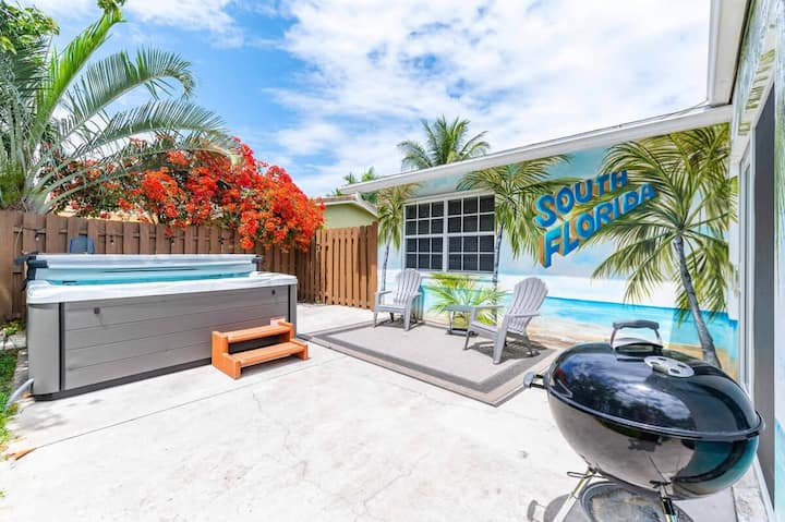 Ventur Tropical W  Hot Tub | Close To Beach - Deerfield Beach, FL
