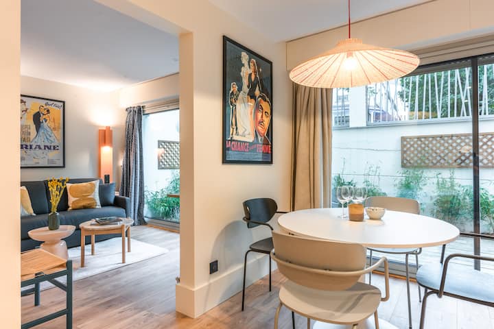 Appartement Design Avec Terrasse Pour 4 Personnes - Parijs