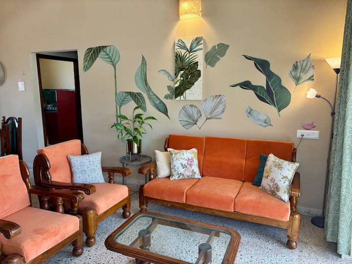 3bhk Tropical Homestay Wt Pool Nr Calangute Beach - Goa