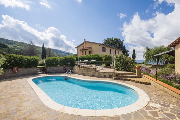 Farmhouse With Pool And Garden Exclusive Vacavilla - Monte Amiata