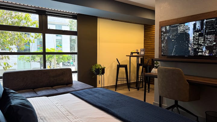 Luxury Loft En El Corazón De La 70 Con Wifi Y Ac - Colombia