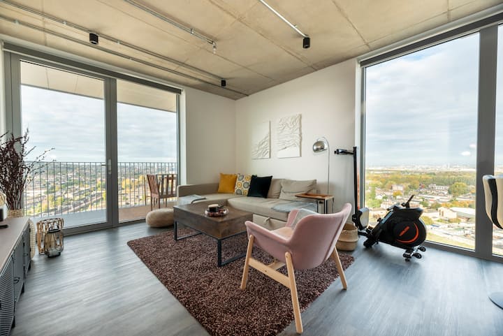 Chic Flat Next To Elizabeth Line - Stunning Views - Woolwich