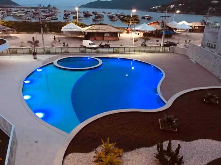 Apartamento Pé Na Areia - Praia Dos Anjos - Arraial do Cabo