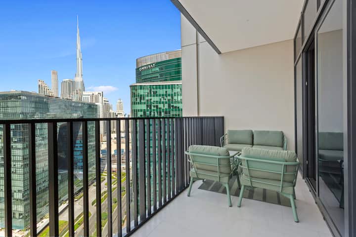 Stunning 1 Bedroom Apartment W Burj Khalifa View - ドバイ
