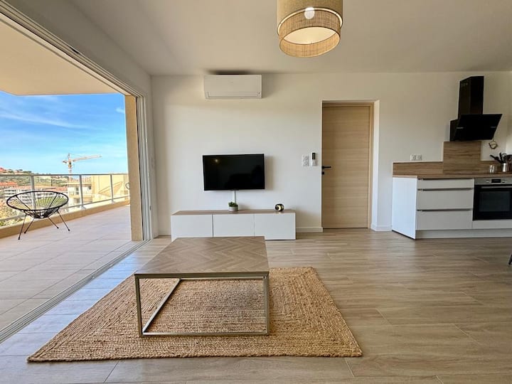 Superbe Appartement Neuf-4 Pers - L'Île-Rousse