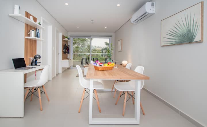 Cozy One-bedroom W/ Gym & Pool - Asunción